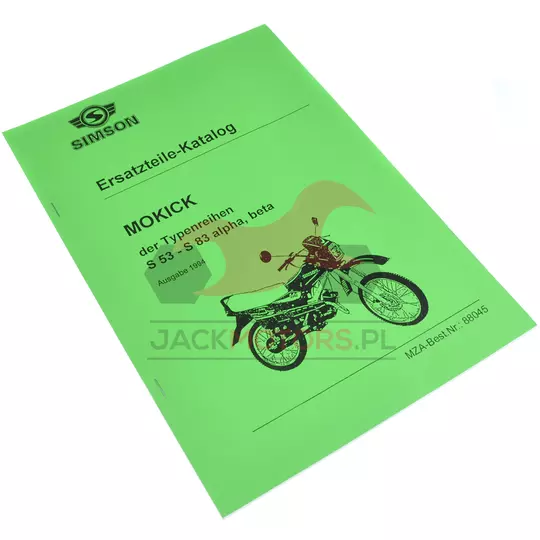 KATALOG CZĘŚCI SIMSON ALPHA BETA S53 S83 WYDANIE 1994 MZA - Jack Motors - Części i akcesoria ...