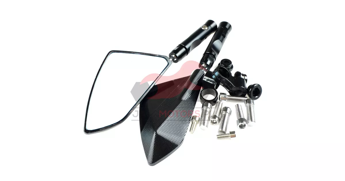 MIRROR BLACK CARBON V3 ALUMINIUM REPLICA SET - Jack Motors - Części i ...