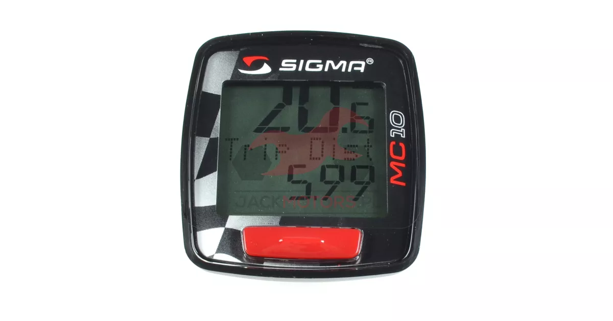 LICZNIK UNIWERSALNY SIGMA MC10 CZARNY KPL - Jack Motors - Części i ...