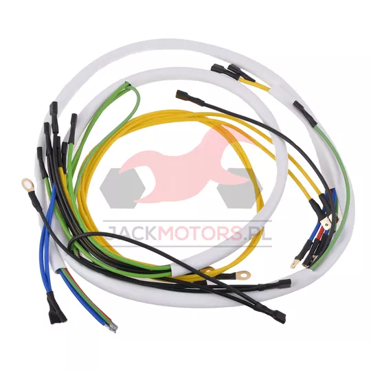 INSTALACJA ELEKTRYCZNA JAWA 50 TYP 23P BIAŁA DELUX - Jack Motors - Części i akcesoria Simson, MZ ...