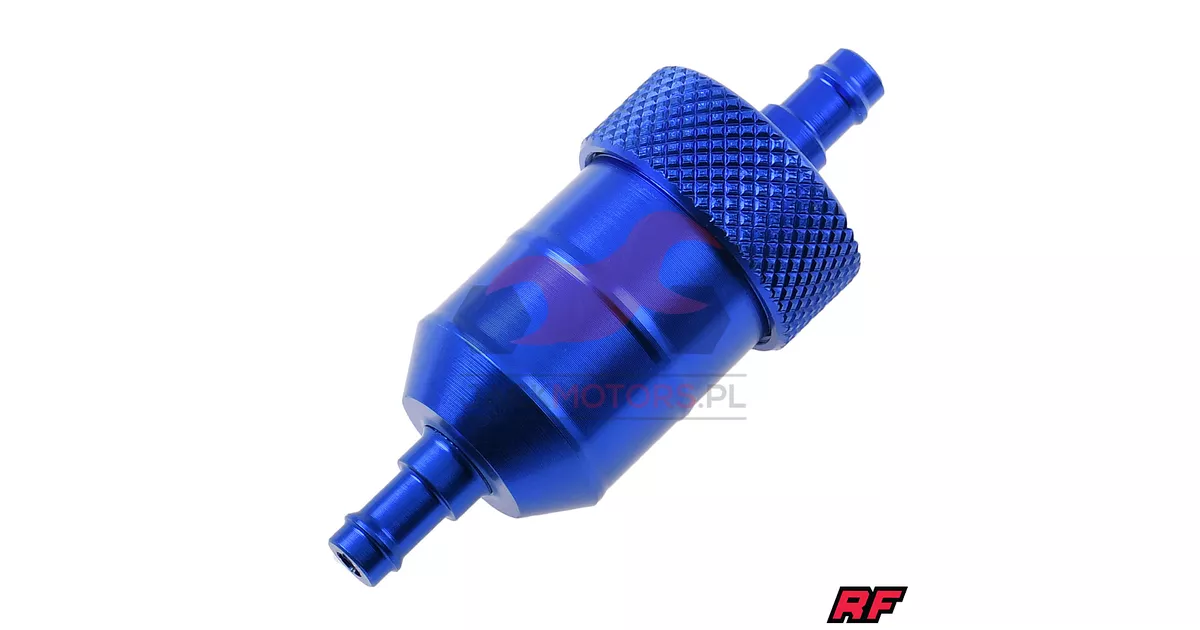 FUEL FILTER ALU CNC BLUE V3 RACING FORCE - Jack Motors - Części i ...