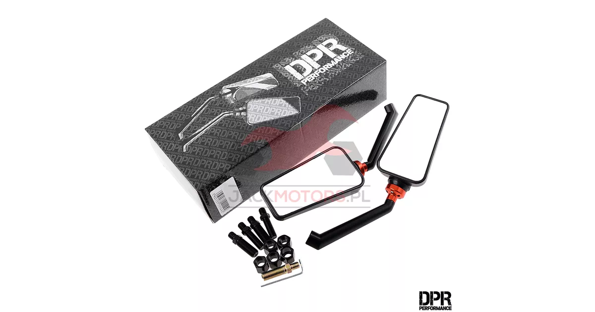 UNIVERSAL MIRRORS M8 / M10 UNIVERSAL DPR PERFORMANCE BLACK SET - Jack ...