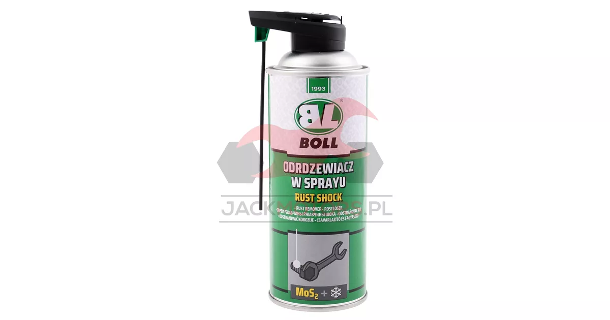 BOLL RUST REMOVER RUST SHOCK SPRAY 400 ML - Jack Motors - Części i ...