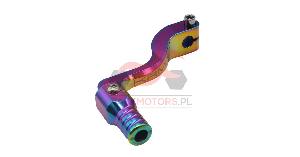 GEAR SHIFT LEVER KRM PRO RIDE ALU NEO-CHROM FOLDED MINARELLI AM6 LC ...
