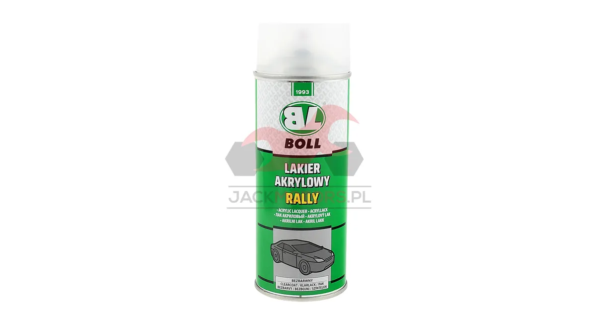 BOLL SPRAY UNIVERSAL PAINT COLORLESS 400ML - Jack Motors - Części i ...