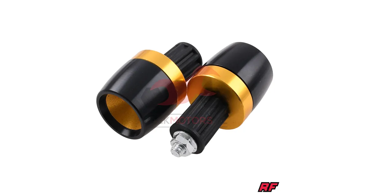 HANDLEBAR WEIGHTS RACING FORCE V2 ALU CNC GOLD SET - Jack Motors ...
