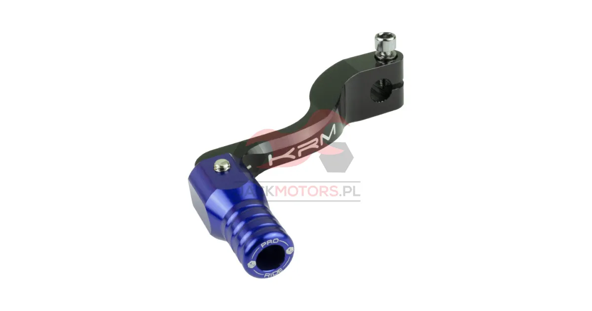 GEAR SHIFT LEVER KRM PRO RIDE ALU BLACK AND DARK BLUE FOLDING MINARELLI ...