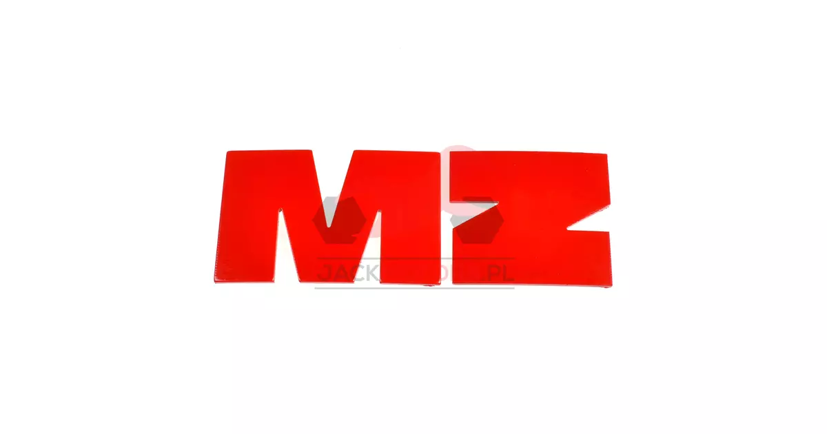 FUEL TANK EMBLEM MZ ETZ 150 250 RED - Jack Motors - Części i akcesoria ...