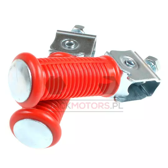 PODNÓŻKI PASAŻERA ETZ WZÓR DDR CZERWONE OCYNK KPL PL - Jack Motors ...